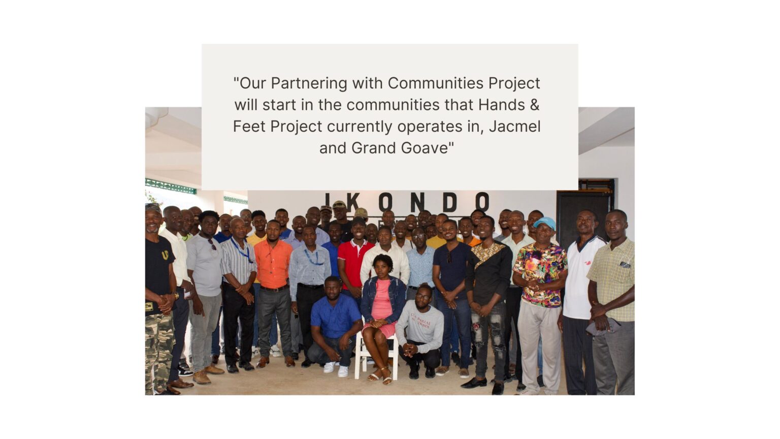 The "Why" behind our new Partnering with Communities Project - Hands ...